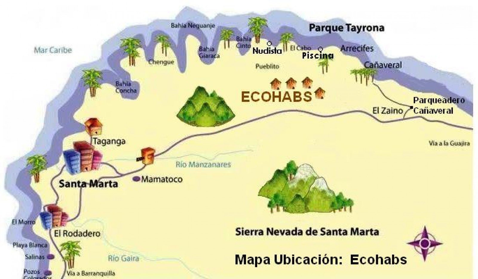 Parque Tayrona: o parque mais incrível da Colômbia - 2017 - DE CARRO ...